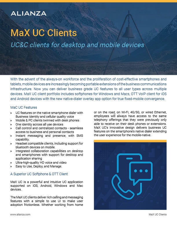MaX UC Clients