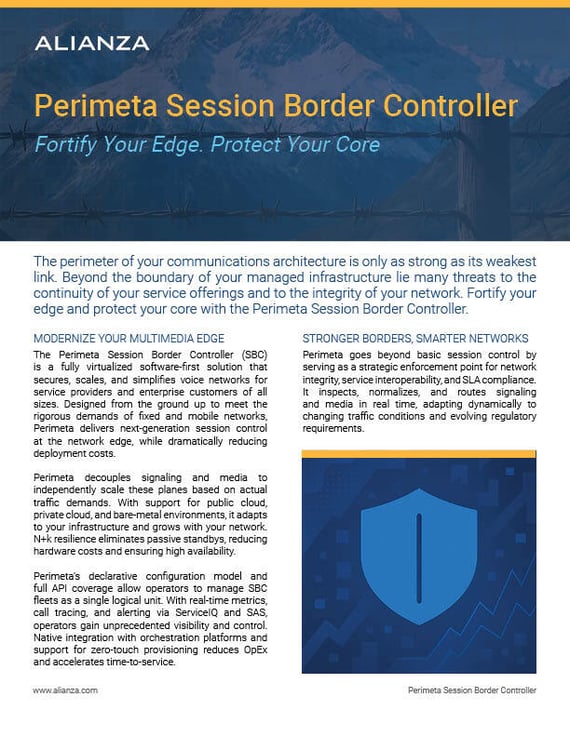 Perimeta SBC Datasheet